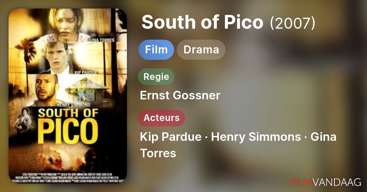 South of Pico (film, 2007) - FilmVandaag.nl