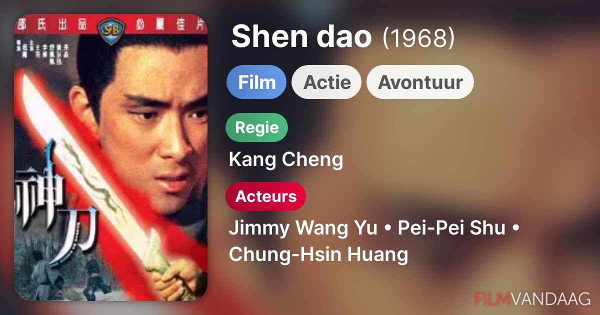 Shen dao (film, 1968) - FilmVandaag.nl