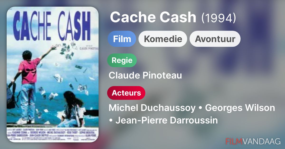 Cache Cash (film, 1994) - FilmVandaag.nl