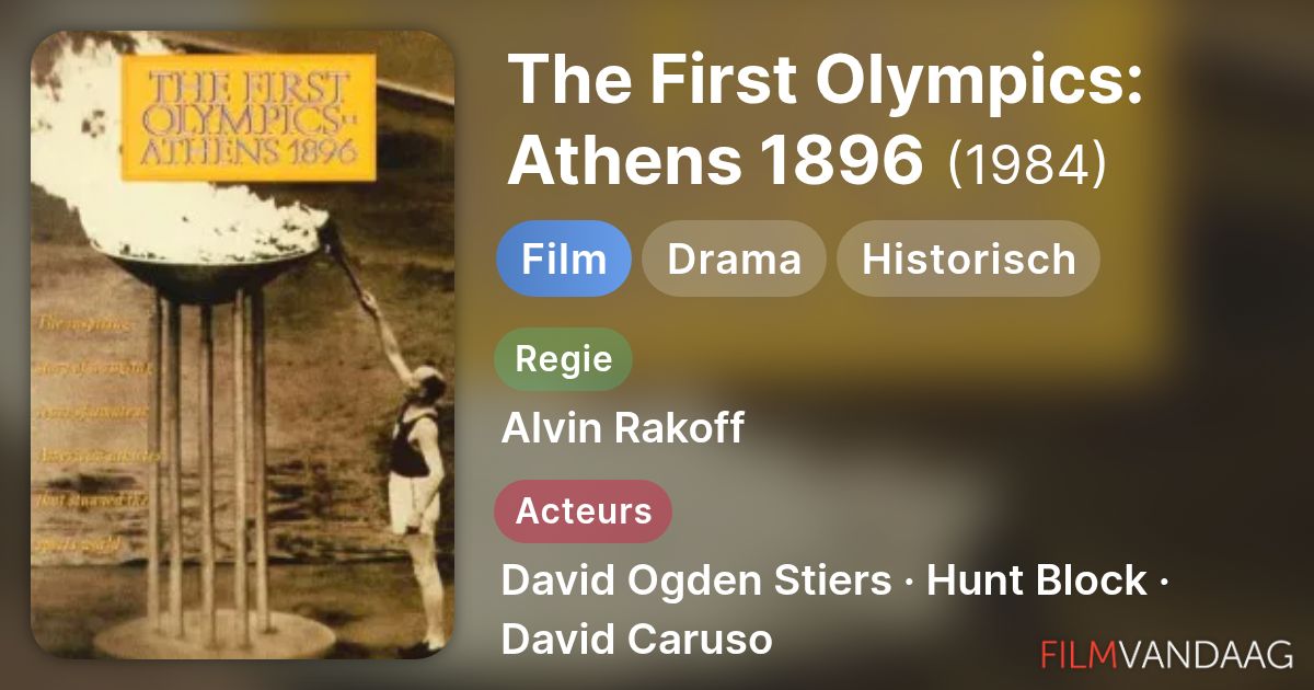 The First Olympics: Athens 1896 (film, 1984) - FilmVandaag.nl