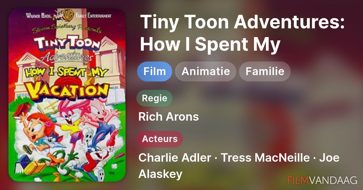 Tiny Toon Adventures: How I Spent My Vacation (film, 1992) - FilmVandaag.nl
