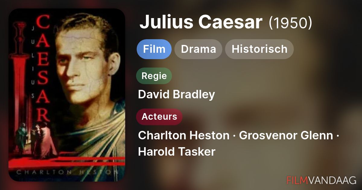 Julius Caesar (film, 1950) - FilmVandaag.nl