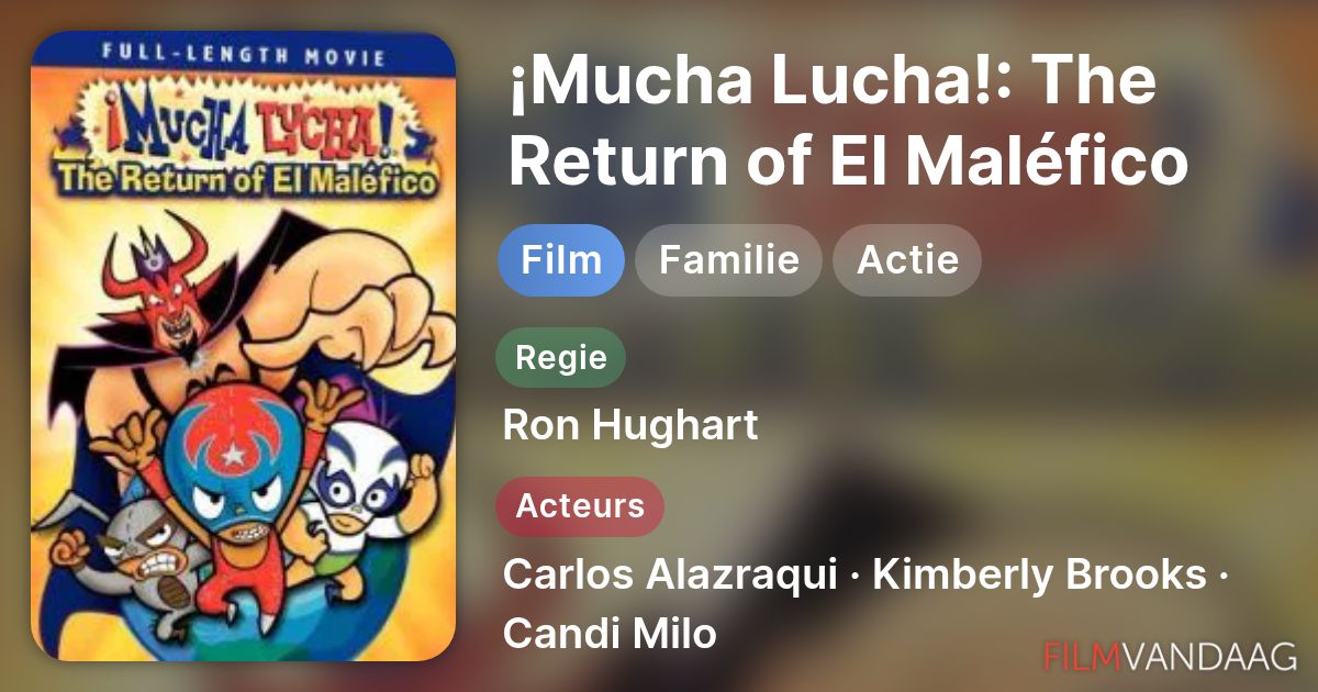 ¡Mucha Lucha!: The Return of El Maléfico (film, 2004) - FilmVandaag.nl