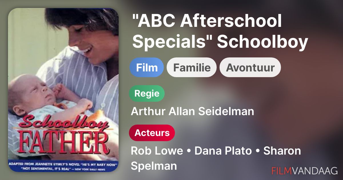 "ABC Afterschool Specials" Schoolboy Father (film, 1980) - FilmVandaag.nl