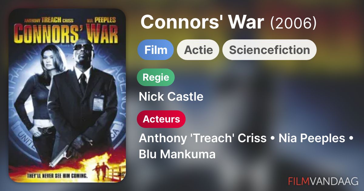 Connors' War (film, 2006) - FilmVandaag.nl