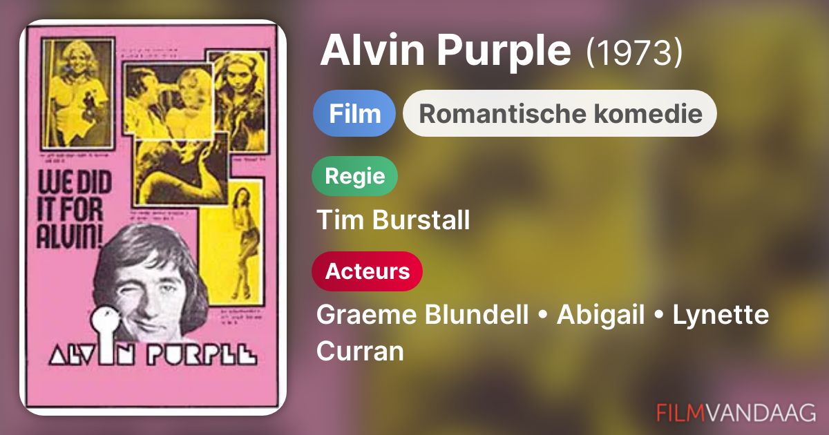 Alvin Purple (film, 1973) - FilmVandaag.nl