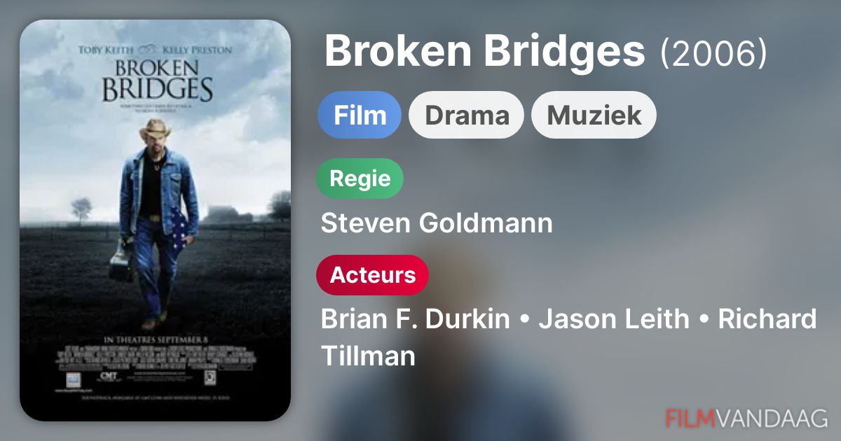 Broken Bridges (film, 2006) - FilmVandaag.nl
