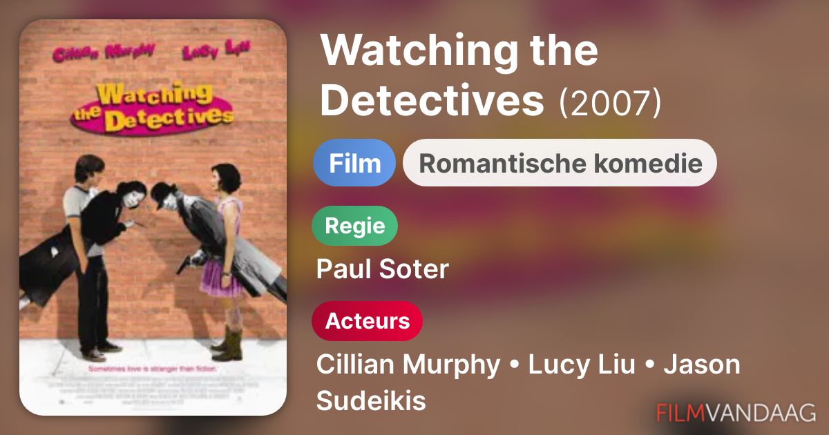 Watching the Detectives (film, 2007) - FilmVandaag.nl