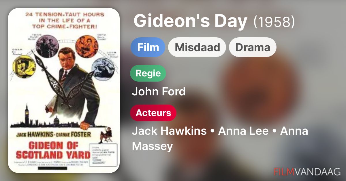 Gideon's Day (film, 1958) - FilmVandaag.nl