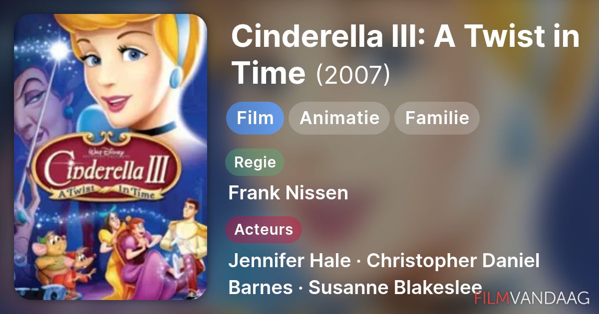 Cinderella III: A Twist in Time (film, 2007) - FilmVandaag.nl