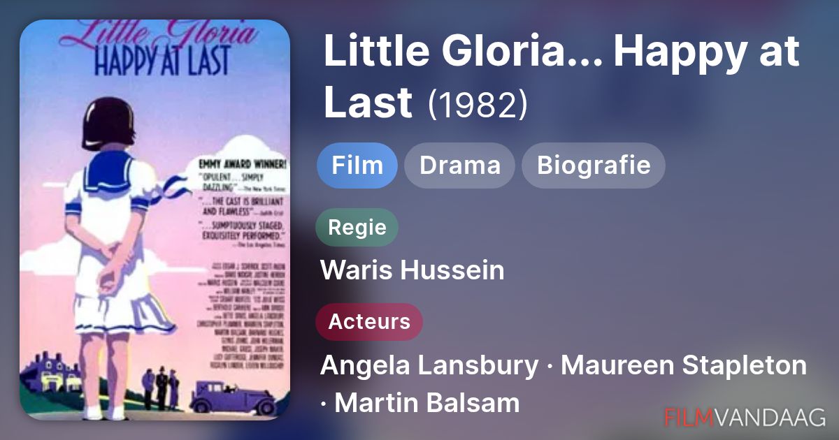 Little Gloria... Happy at Last (film, 1982) kopen op dvd of blu-ray ...