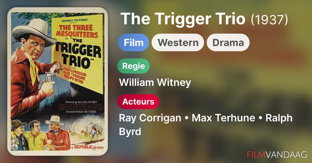 The Trigger Trio (film, 1937) - FilmVandaag.nl