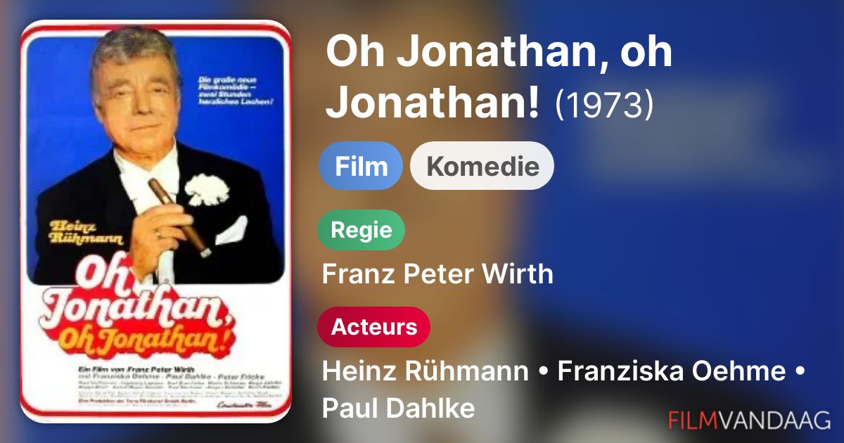 Oh Jonathan, oh Jonathan! (film, 1973) - FilmVandaag.nl