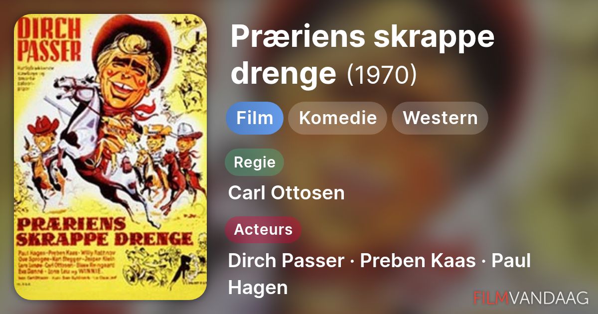 Præriens skrappe drenge (film, 1970) - FilmVandaag.nl