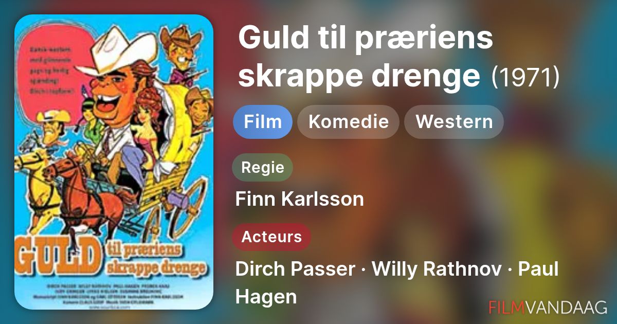 Guld til præriens skrappe drenge (film, 1971) - FilmVandaag.nl