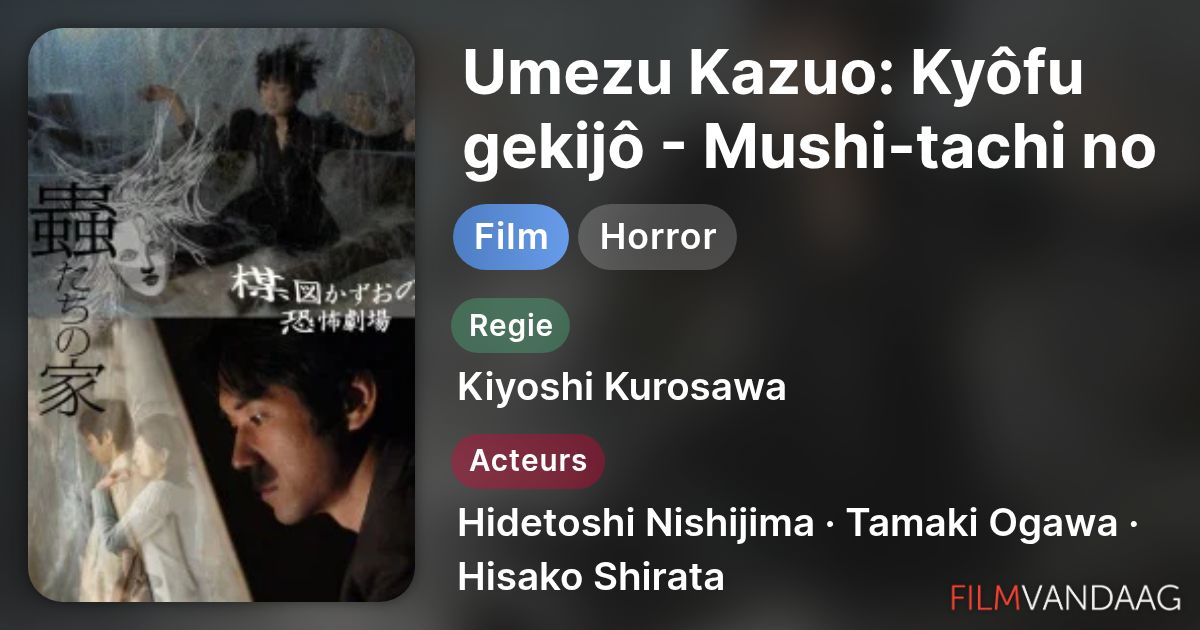 Umezu Kazuo: Kyôfu gekijô - Mushi-tachi no ie (film, 2005) - FilmVandaag.nl