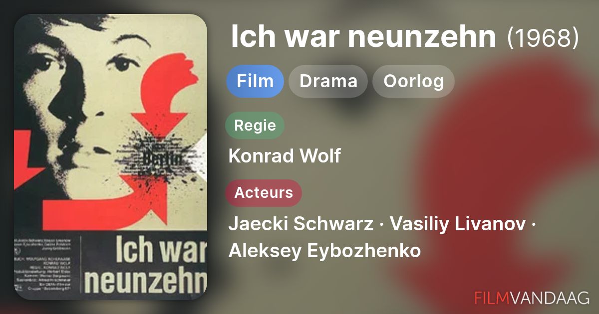 Ich war neunzehn (film, 1968) - FilmVandaag.nl