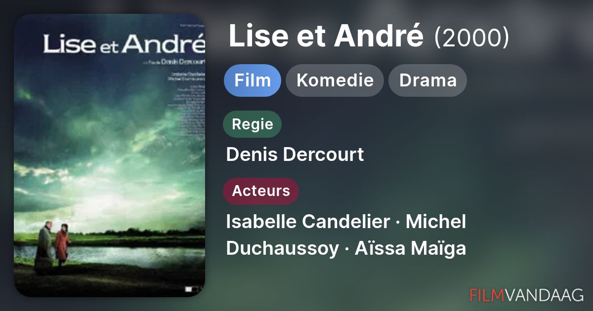 Lise et André (film, 2000) - FilmVandaag.nl