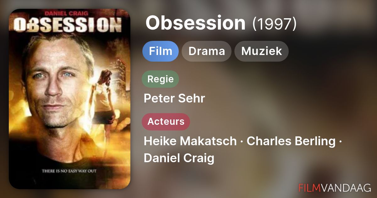 Obsession (film, 1997) - FilmVandaag.nl