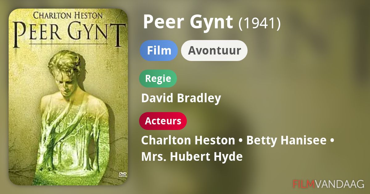 Peer Gynt (film, 1941) - FilmVandaag.nl