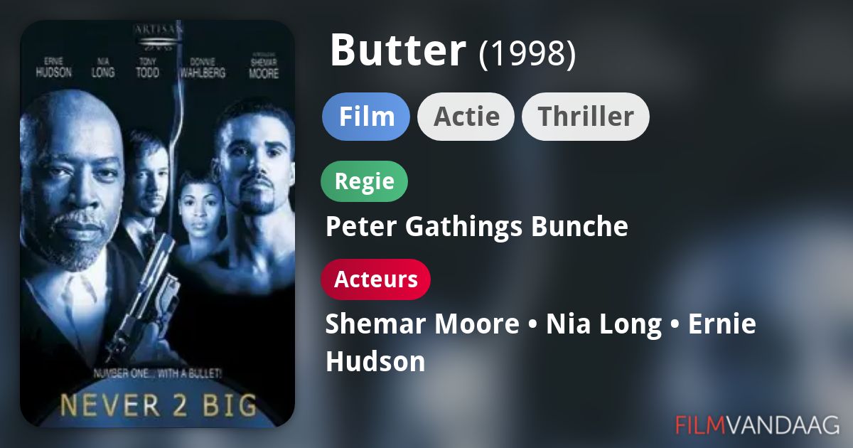 Butter (film, 1998) - FilmVandaag.nl