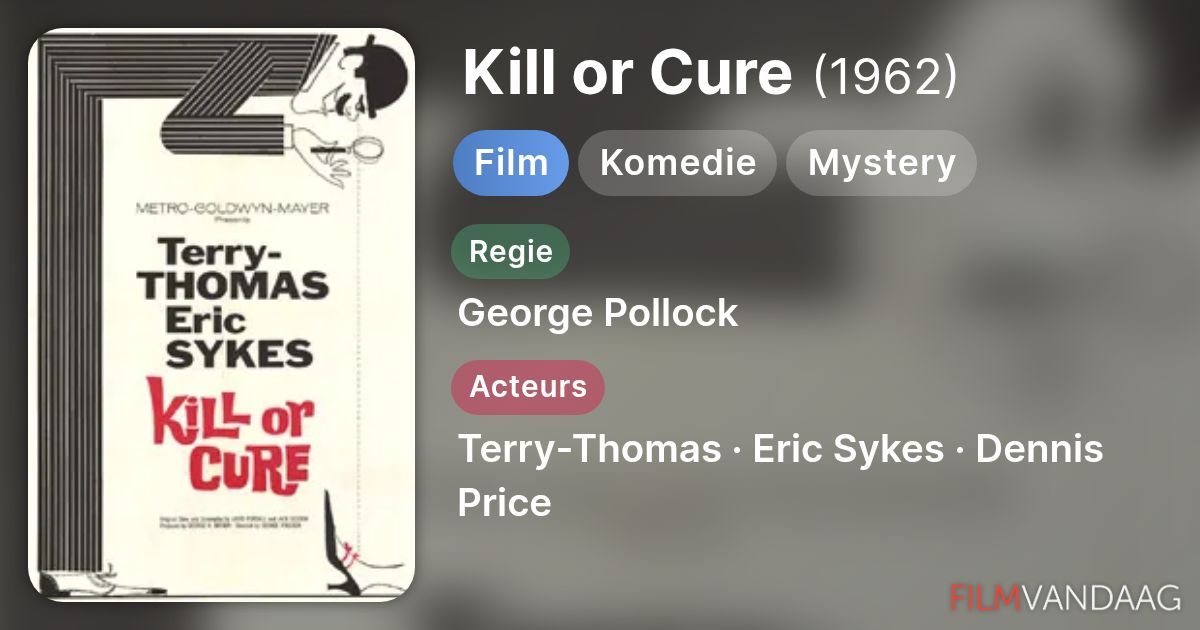 Kill or Cure (film, 1962) - FilmVandaag.nl