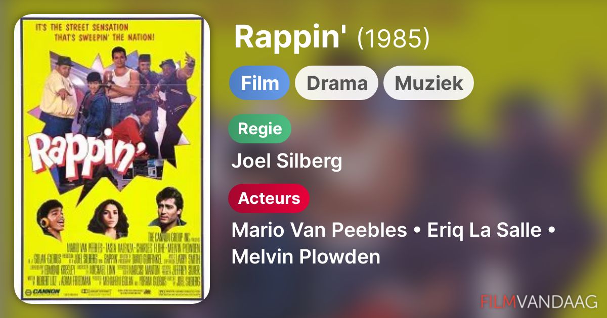 Rappin' (film, 1985) - FilmVandaag.nl