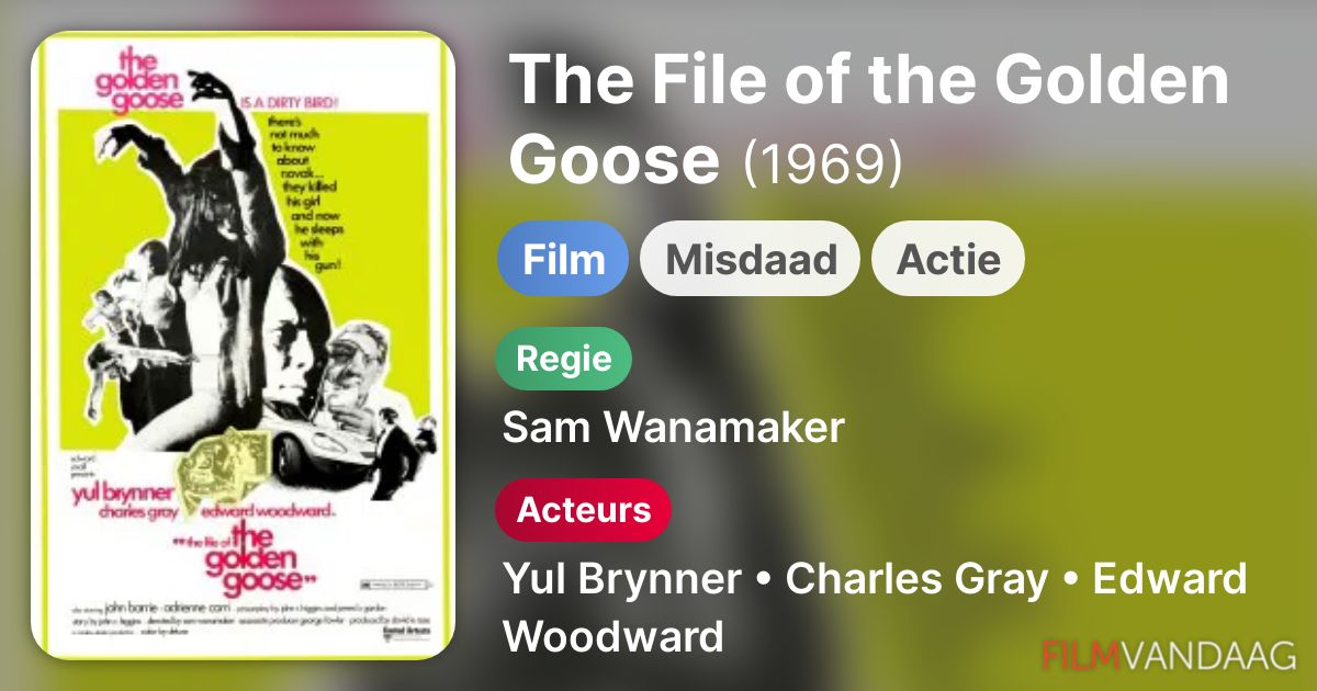 The File of the Golden Goose (film, 1969) - FilmVandaag.nl