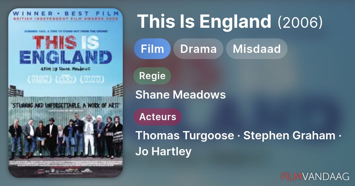 This Is England (film, 2006) - FilmVandaag.nl