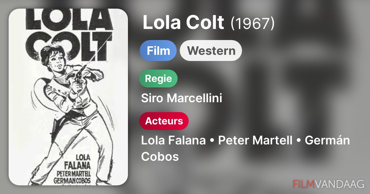 Lola Colt (film, 1967) - FilmVandaag.nl