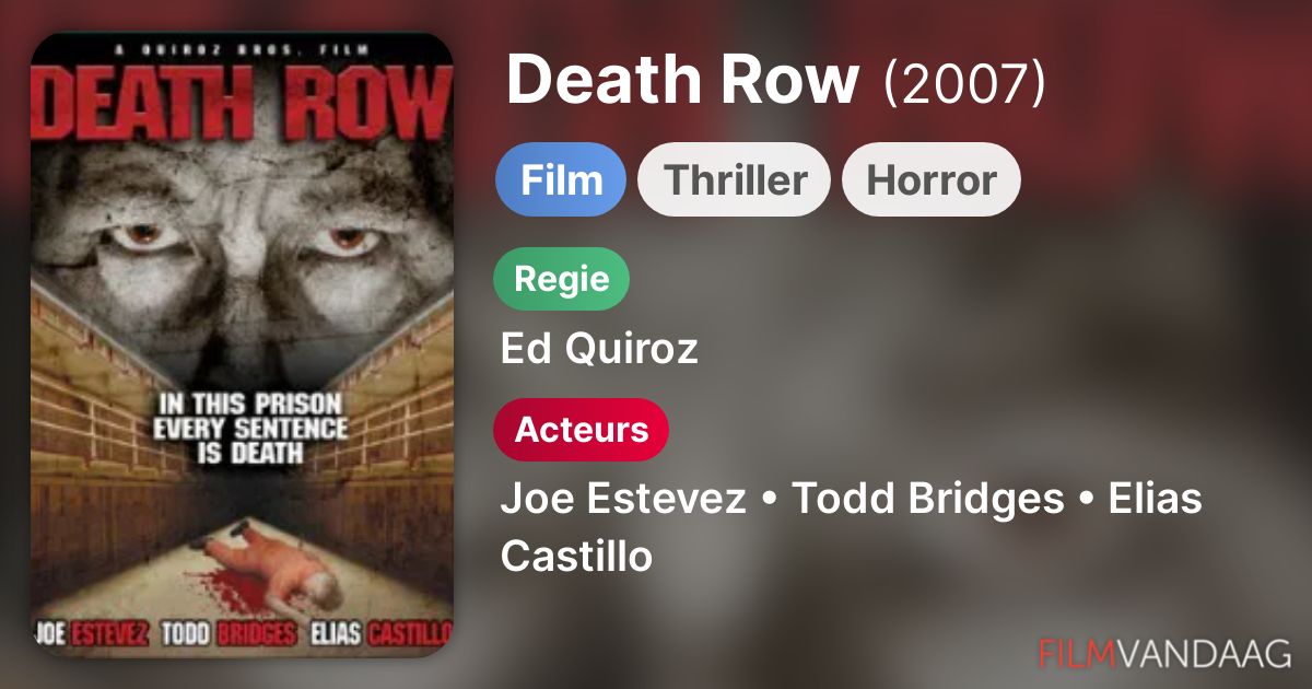 Death Row (film, 2007) - FilmVandaag.nl