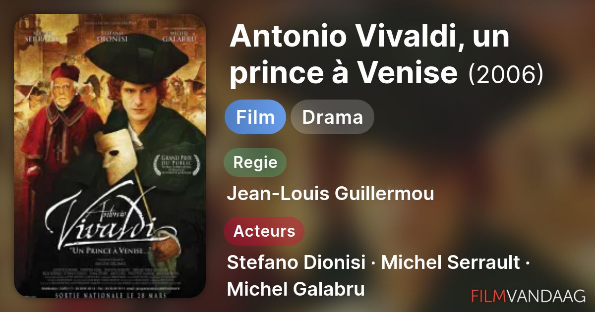 Antonio Vivaldi, un prince à Venise (film, 2006) - FilmVandaag.nl