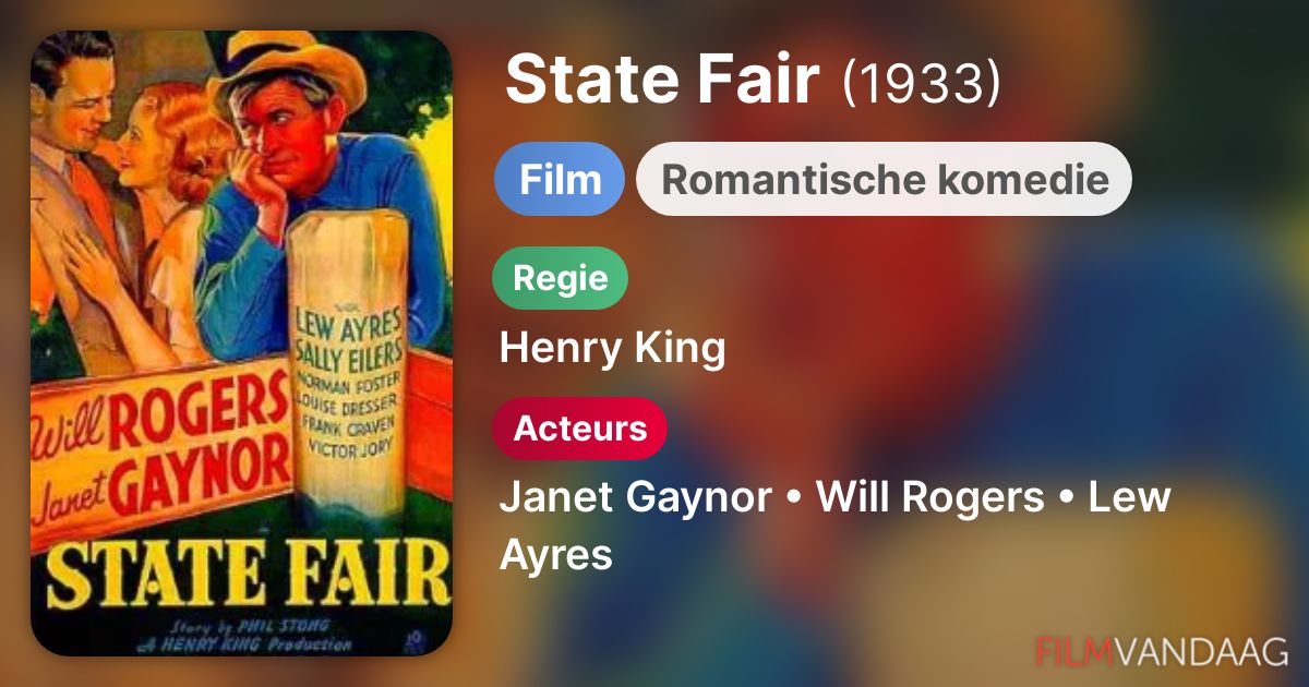 State Fair (film, 1933) - FilmVandaag.nl