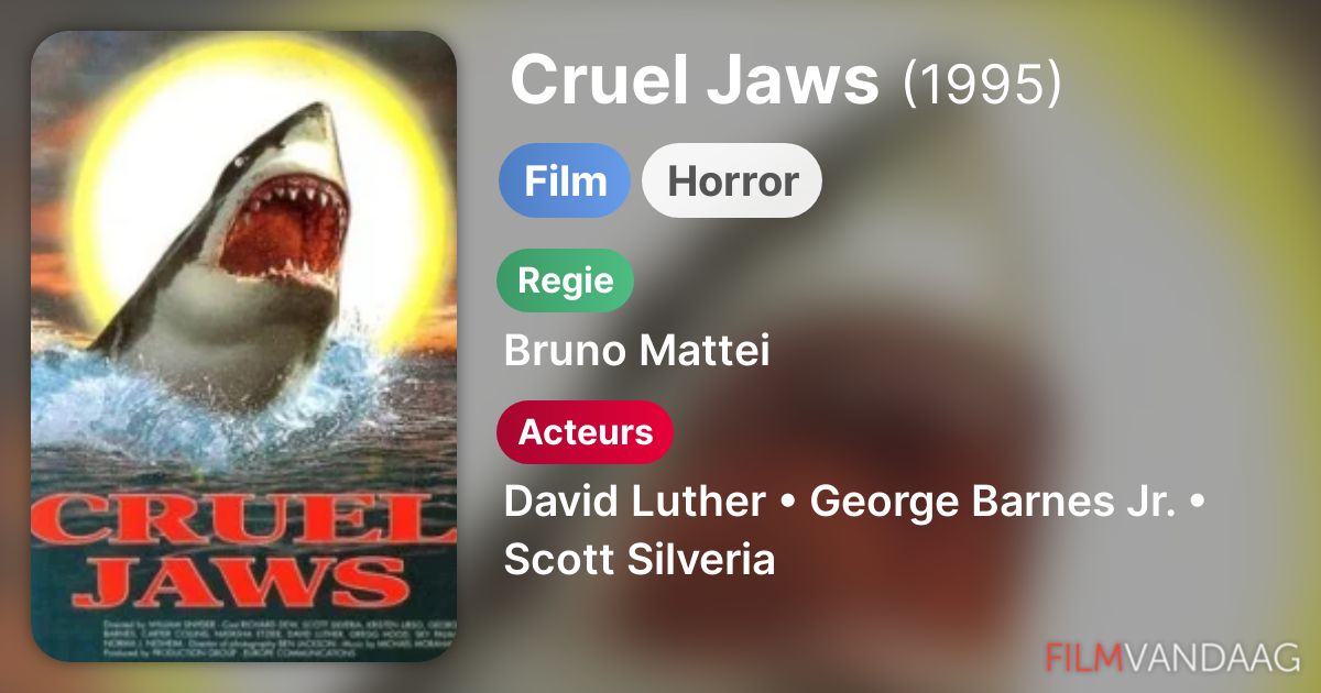 Cruel Jaws (film, 1995) - FilmVandaag.nl
