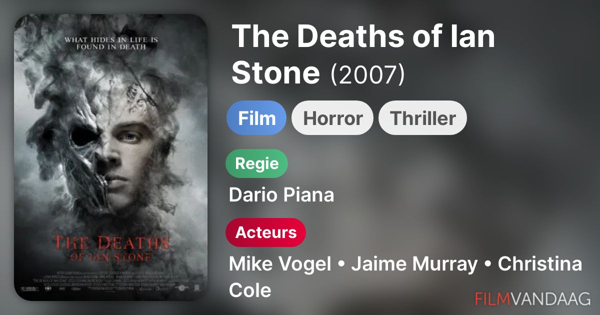 The Deaths of Ian Stone (film, 2007) - FilmVandaag.nl