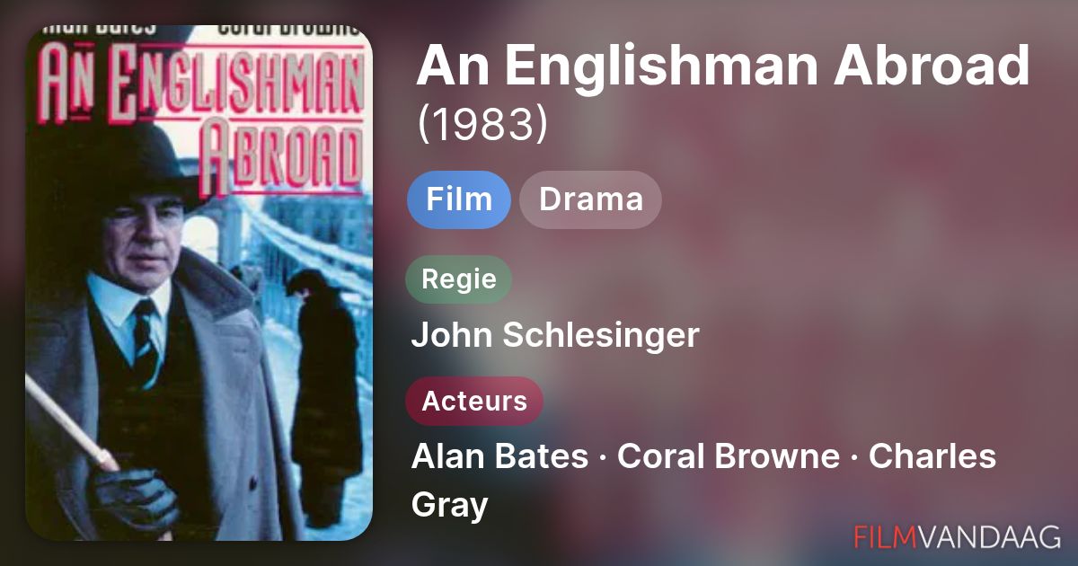 An Englishman Abroad (film, 1983) - FilmVandaag.nl