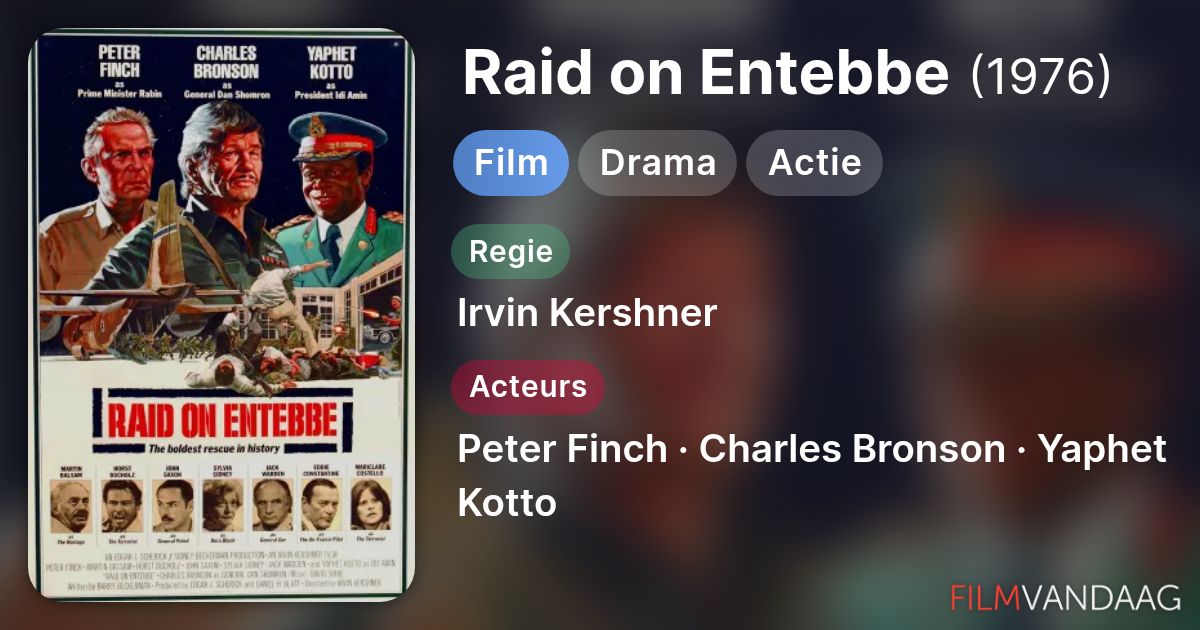 Raid on Entebbe (film, 1976) - FilmVandaag.nl