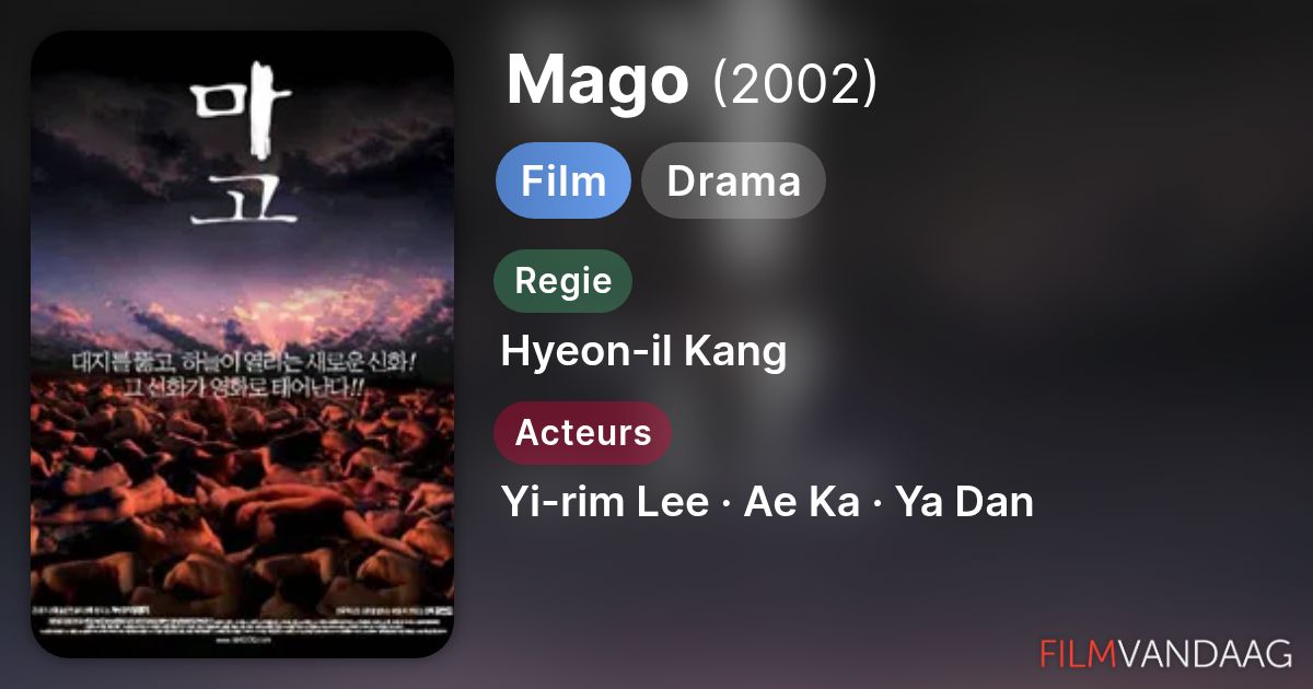 Mago (film, 2002) - FilmVandaag.nl