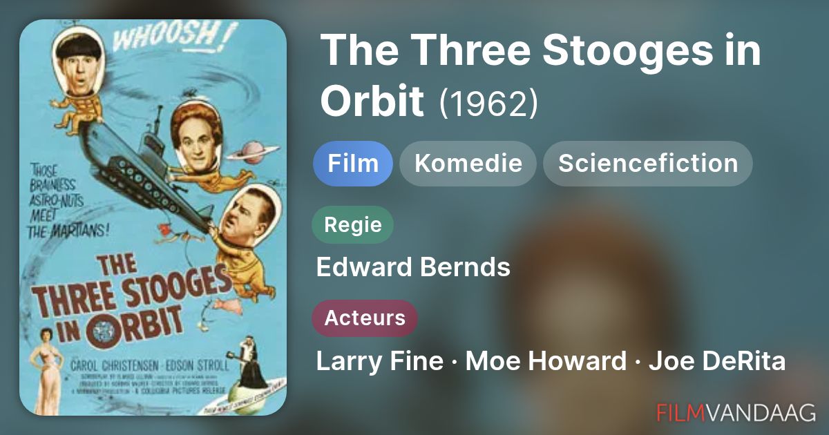 The Three Stooges in Orbit (film, 1962) - FilmVandaag.nl