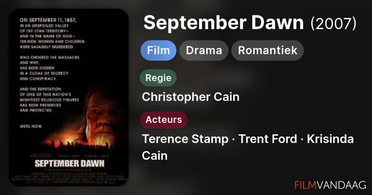 September Dawn (film, 2007) - FilmVandaag.nl