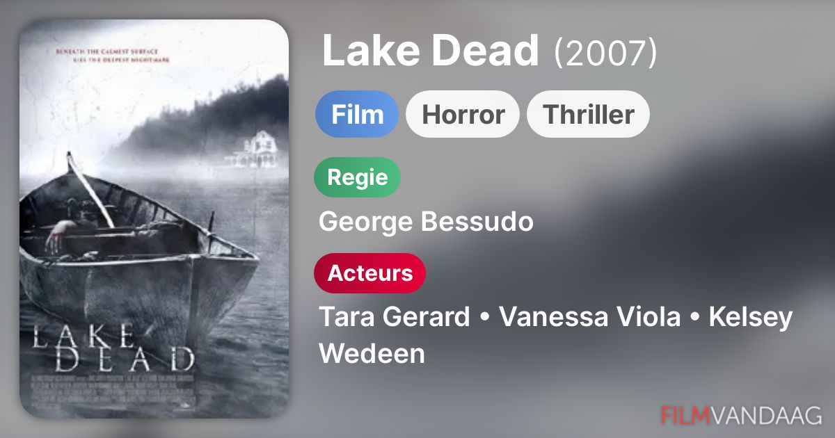 Lake Dead (film, 2007) - FilmVandaag.nl