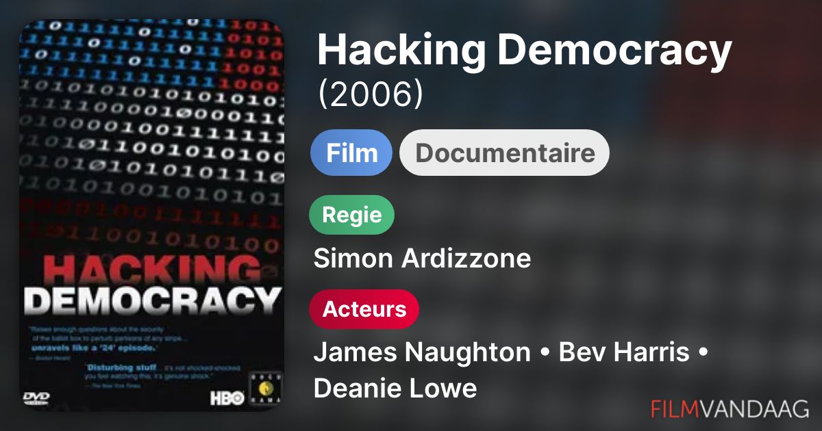 Hacking Democracy (film, 2006) - FilmVandaag.nl
