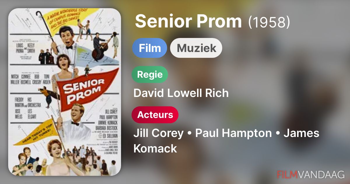 Senior Prom (film, 1958) - FilmVandaag.nl