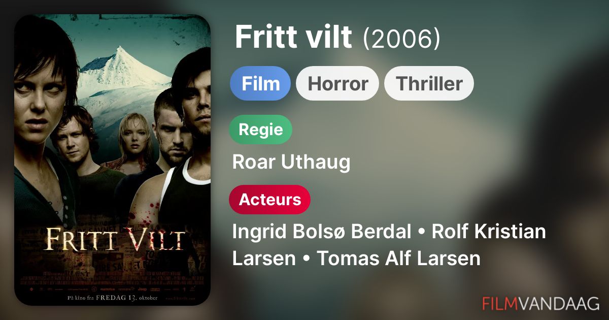 Fritt vilt (film, 2006) - FilmVandaag.nl