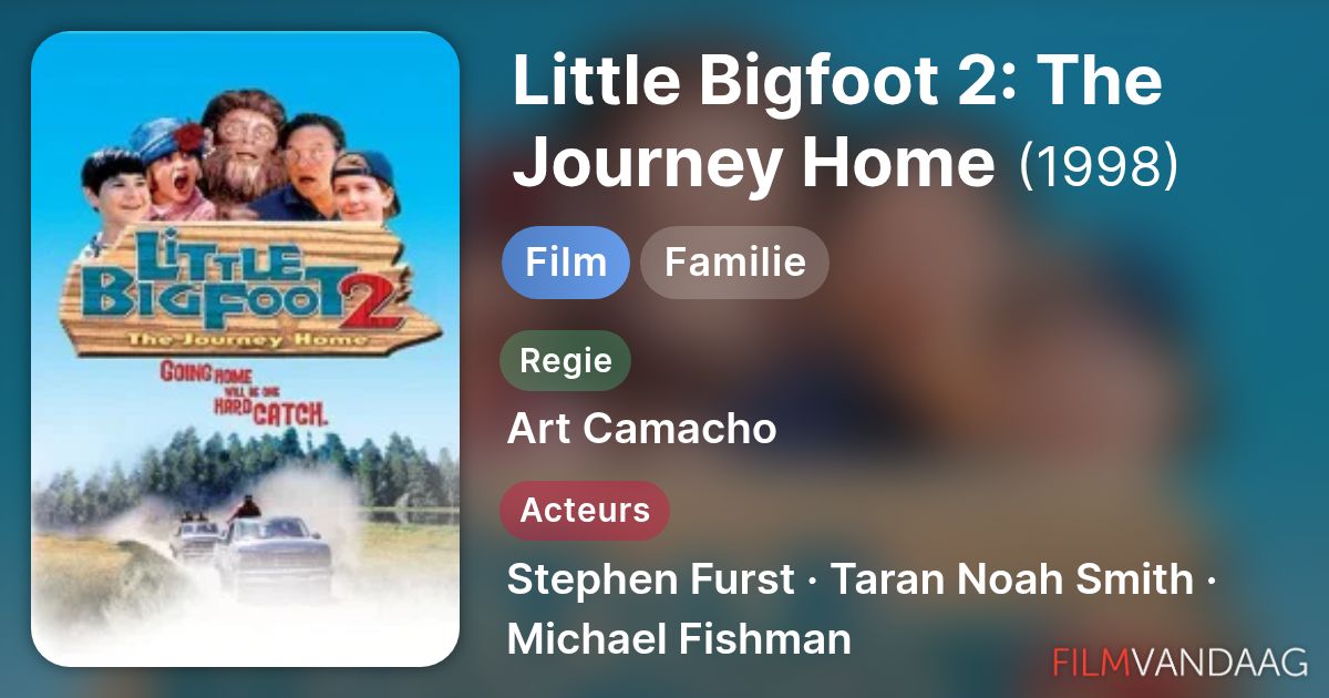 Little Bigfoot 2: The Journey Home (film, 1997) - FilmVandaag.nl
