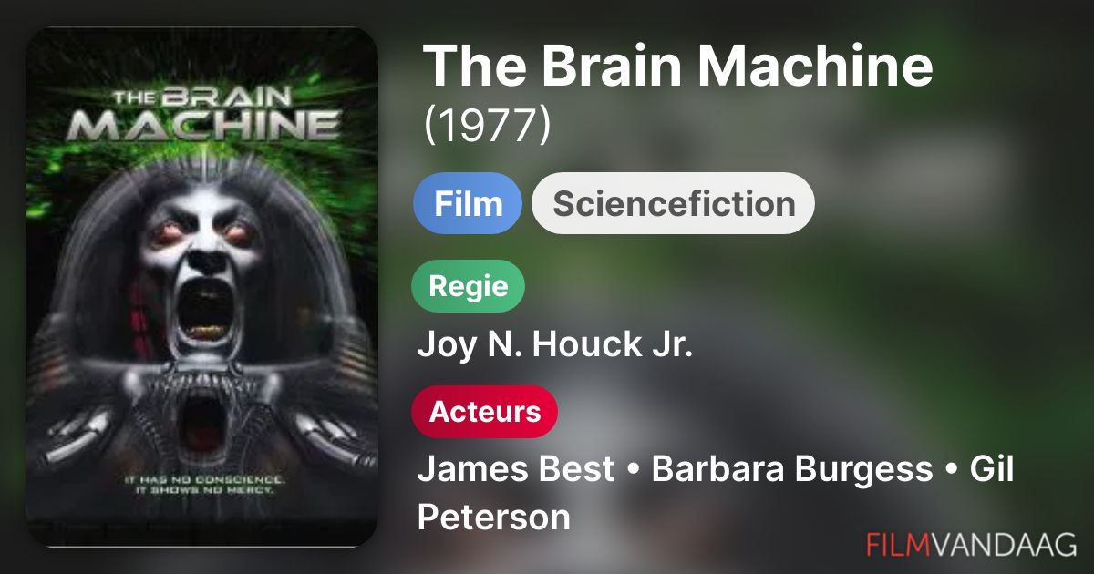 The Brain Machine (film, 1977) - FilmVandaag.nl