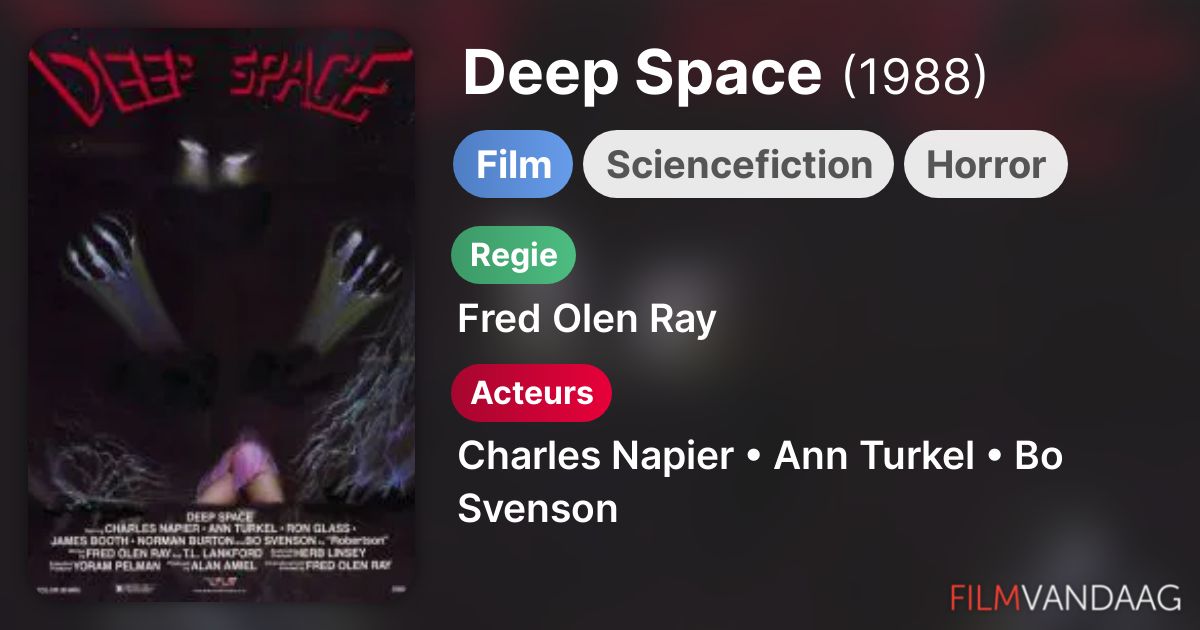 Deep Space (film, 1988) - FilmVandaag.nl