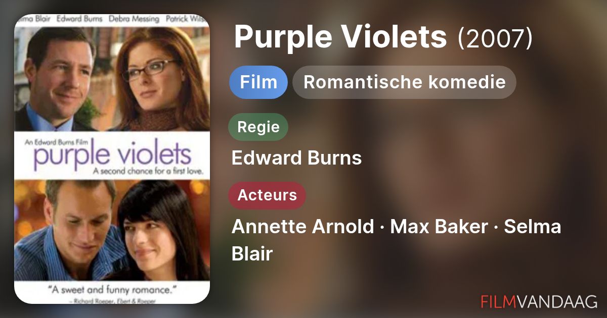 Purple Violets (film, 2007) - FilmVandaag.nl