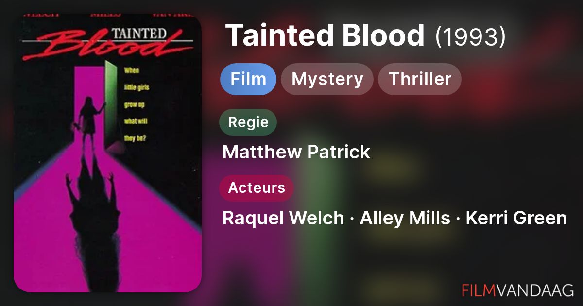 Tainted Blood (film, 1993) - FilmVandaag.nl