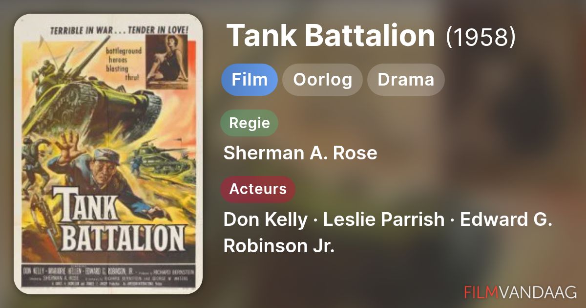 Tank Battalion (film, 1958) - FilmVandaag.nl